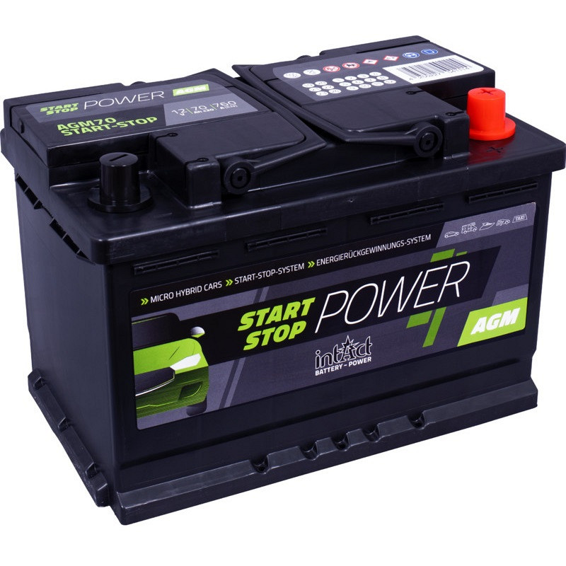 Akumulator intAct Start-Stop Power AGM 12V-70Ah (AGM70SS) | Top Start